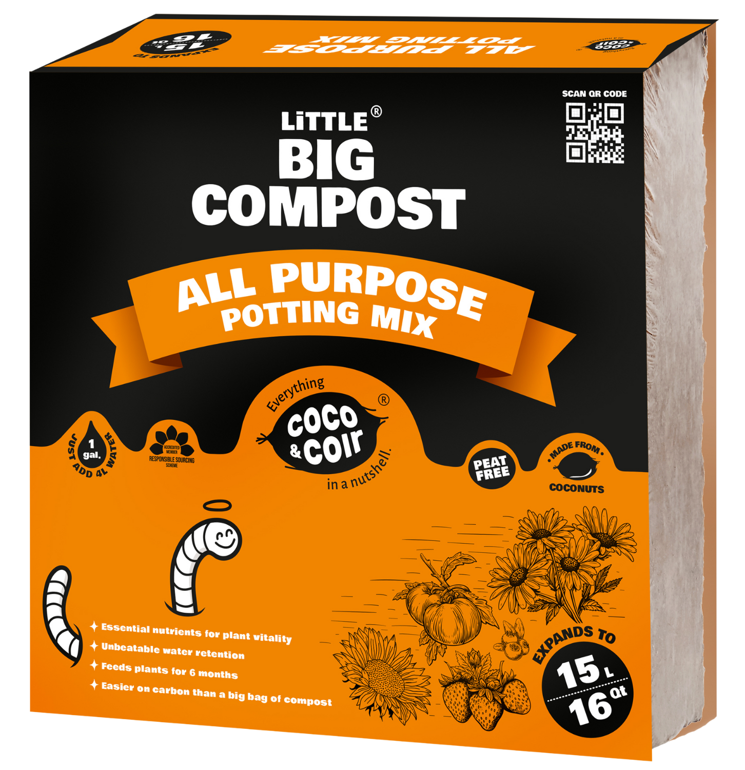 Coco Boost - 15L - Coir Products. Bulk Coir. Growing Media