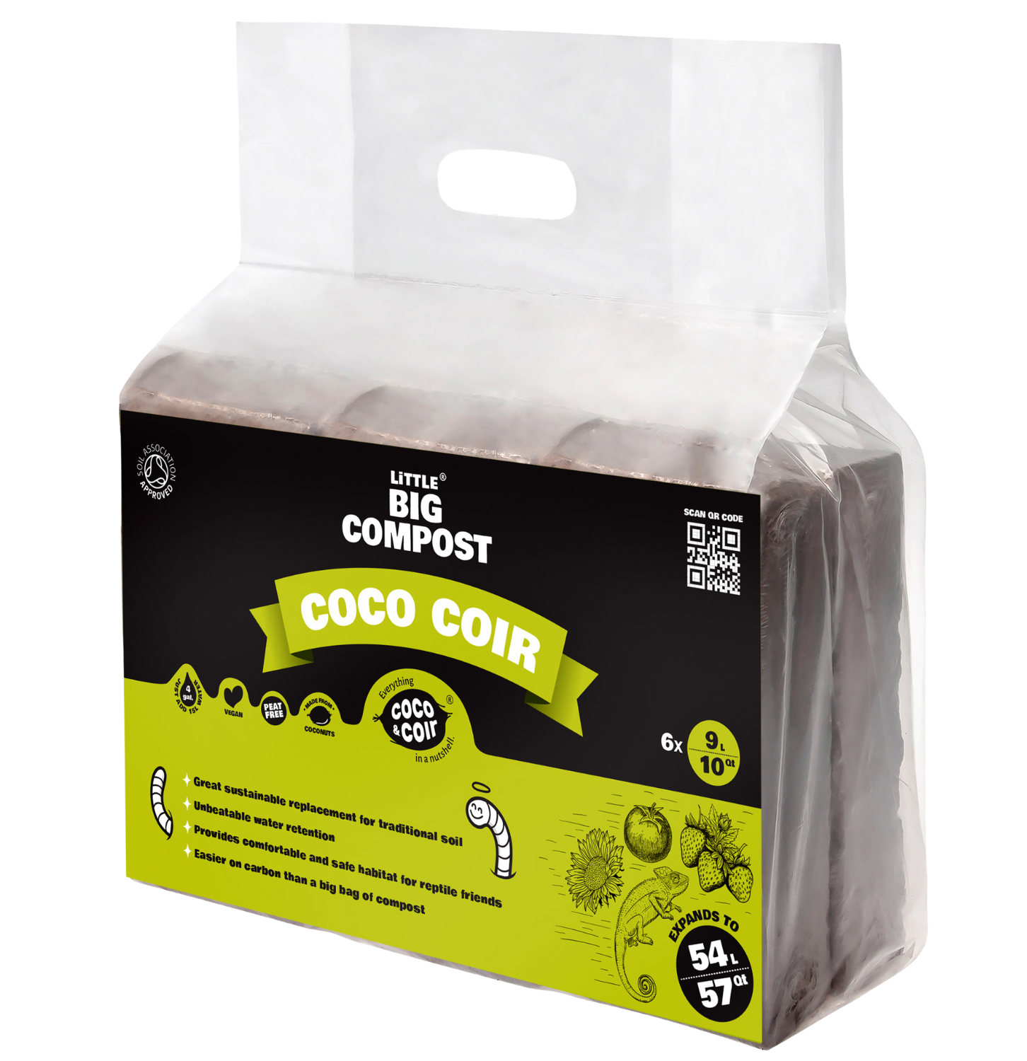 Coir Compost - Coco Grow 54L - Coir Products. Bulk Coir. Growing Media